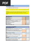 Water Tank Capacity Measurements Guide | PDF