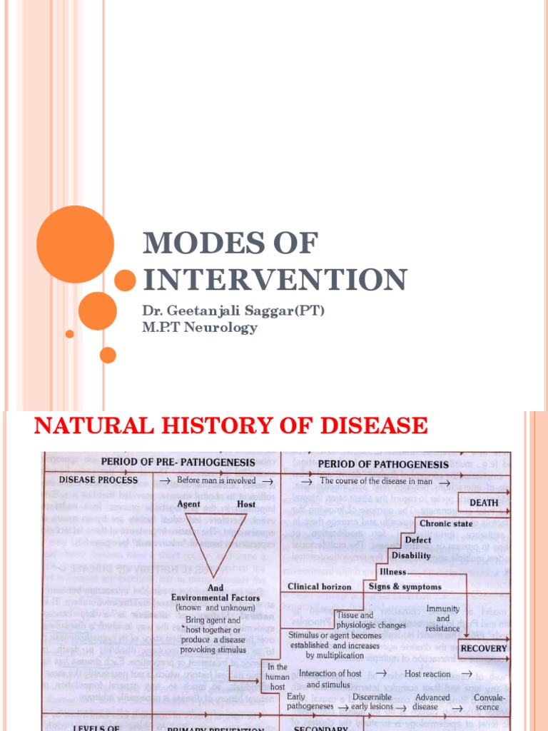 Modes of Disease Intervention Explained | PDF | Preventive Healthcare ...