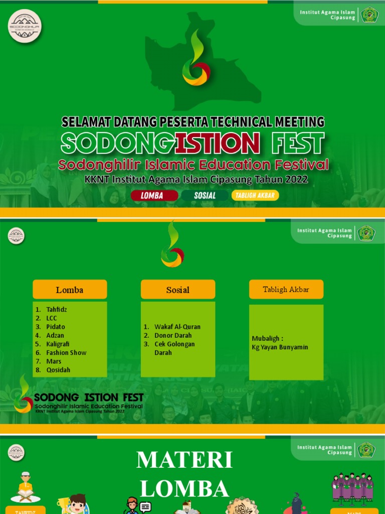 Bahan Technical Meeting Lomba | PDF