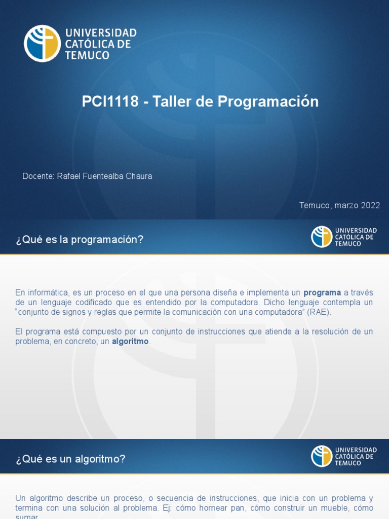 Introducción a la Programación | PDF | Lenguaje de programación | Programación de computadoras