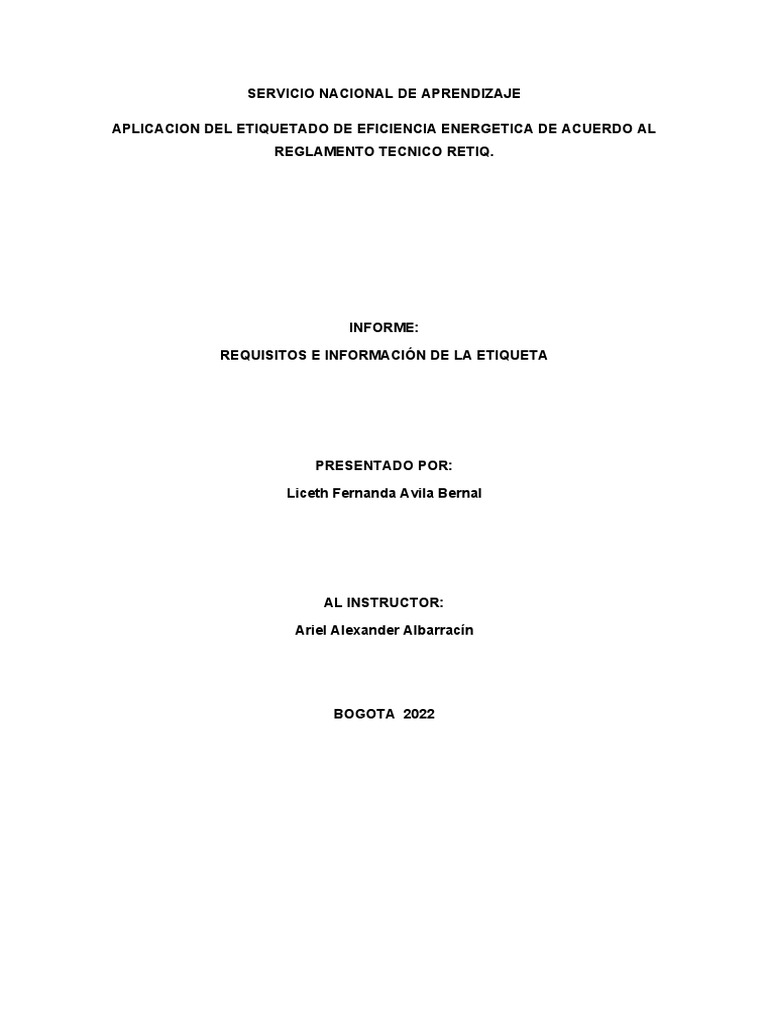 Actividad 2 Retiq | PDF | Uso eficiente de energía | Cantidades fisicas
