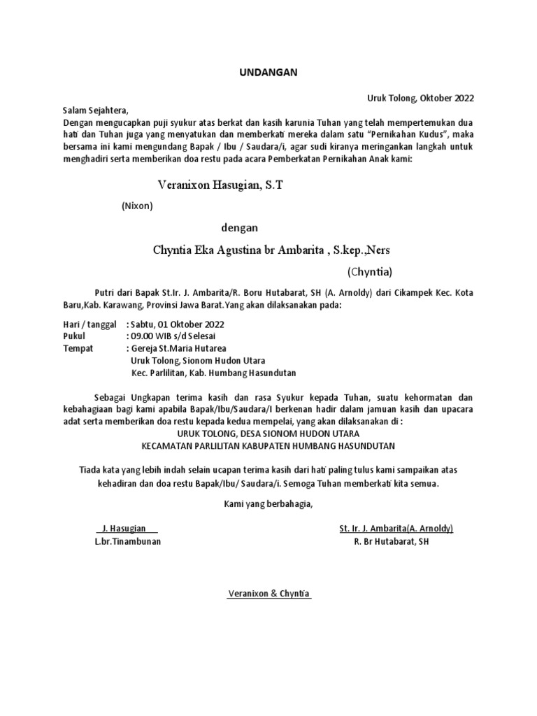 UNDANGAN Cowo (Nixon) (2) Fix Bangeeet | PDF | Seni & Disiplin Bahasa UNDANGAN Cowo (Nixon) (2) Fix Bangeeet | PDF | Seni & Disiplin Bahasa