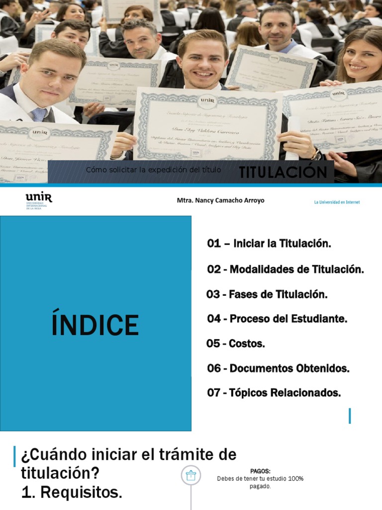 Guía completa para el proceso de titulación en posgrado | PDF | Pagos