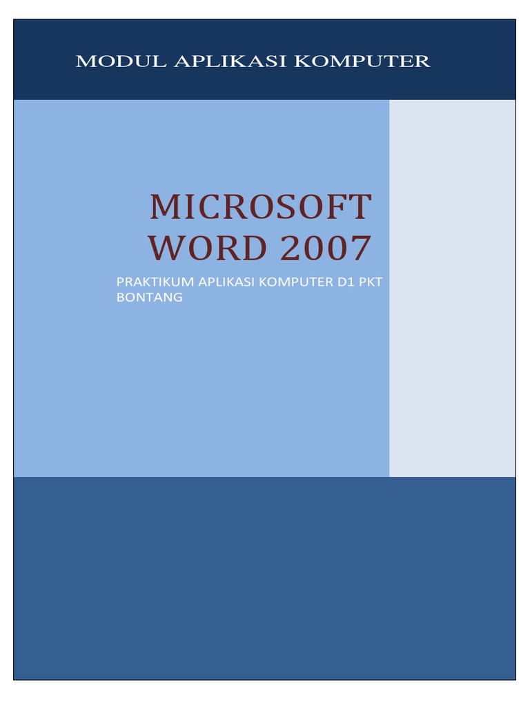 Modul Pelatihan MS - Word | PDF