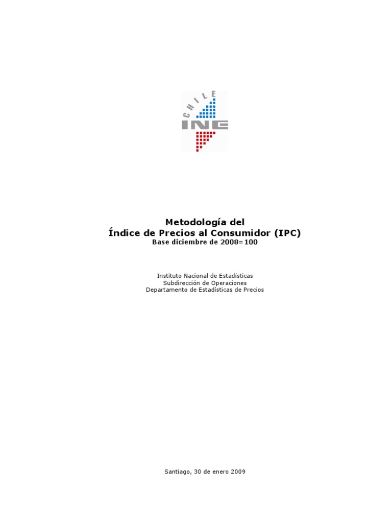 Manual Metodologico NIPC | PDF | Índice de precios al consumidor | Bienes
