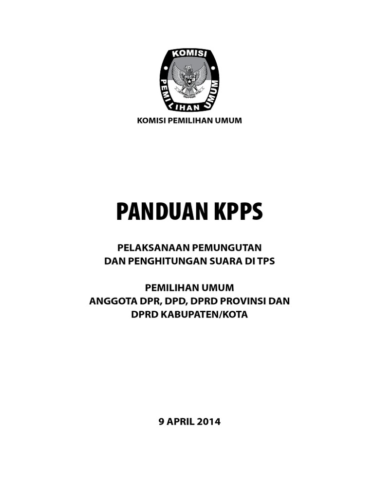 Buku Juknis Kpps . | PDF