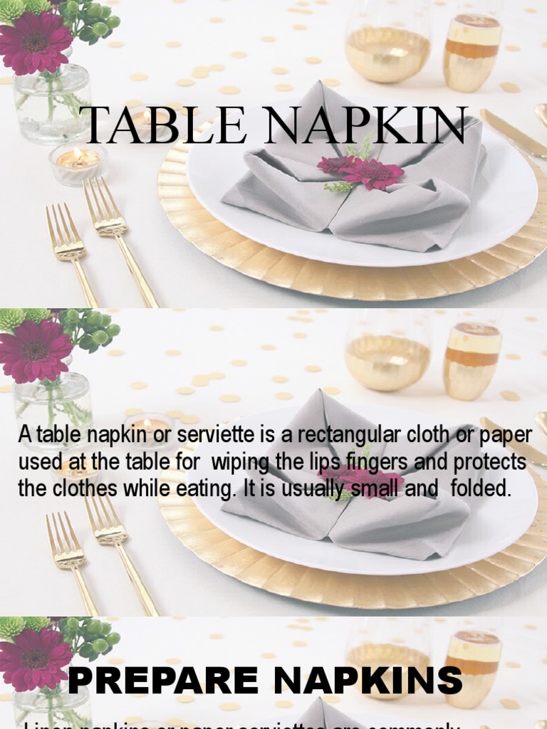 Table Napkin | PDF