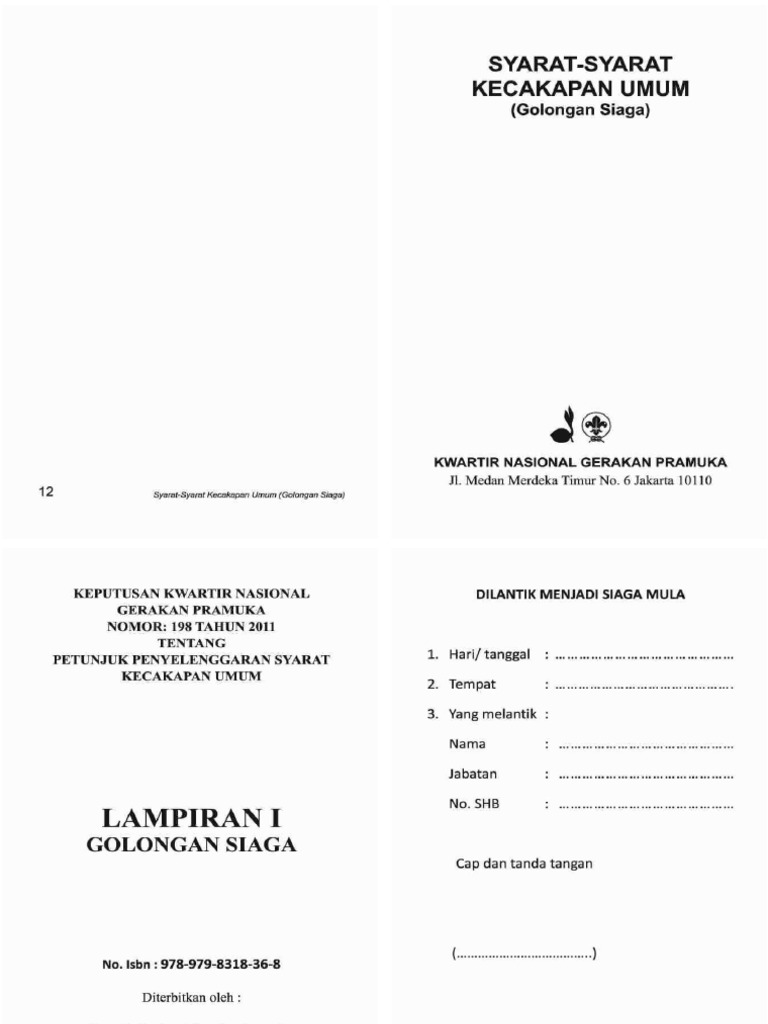 Sku Siaga Mula | PDF