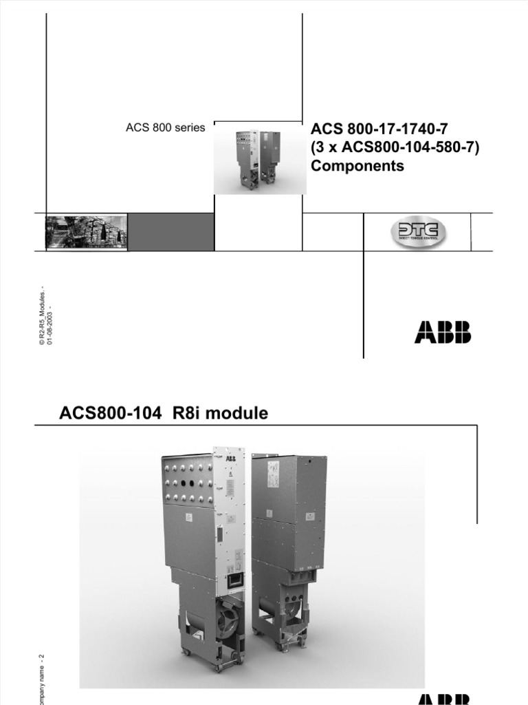 ABB - ACS800 - R8i-Internal Connecion Diagram | PDF | Electronic Filter | Power Supply