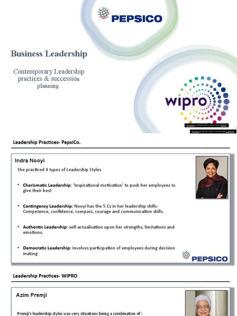 Business Leadership: Contemporary Leadership Practices & Successio ...