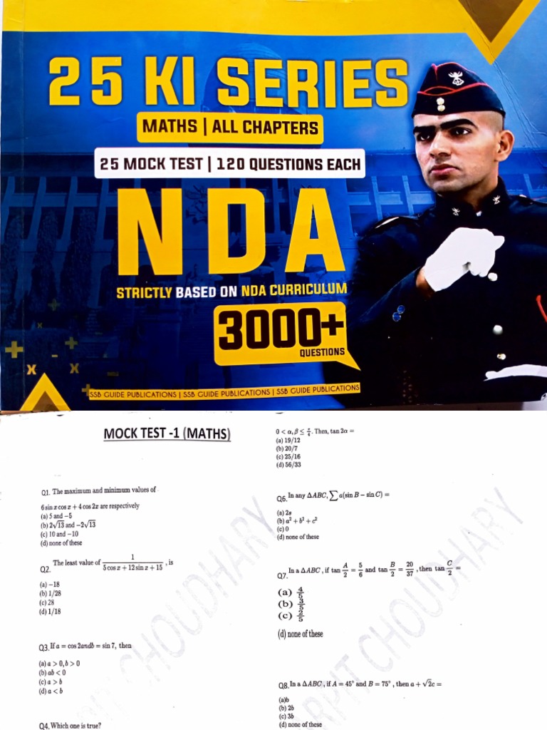 25 Ki Series (Nda Maths) by Arpit Choudhary | PDF