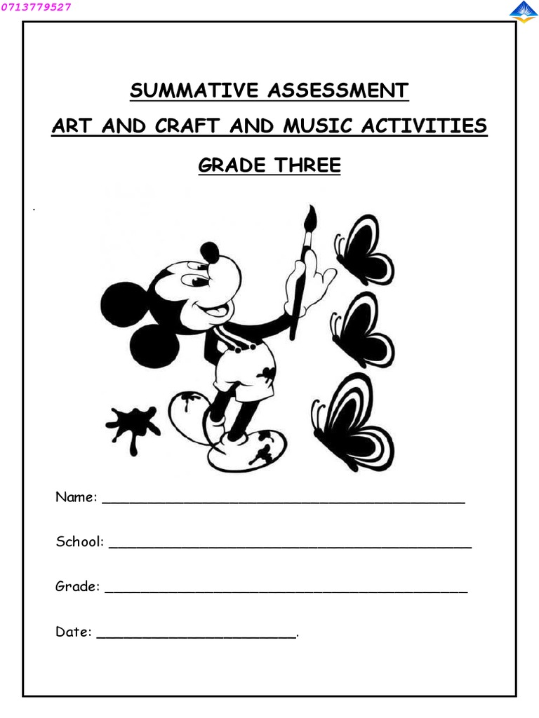 Grade 3 Art and Music Assessment | PDF
