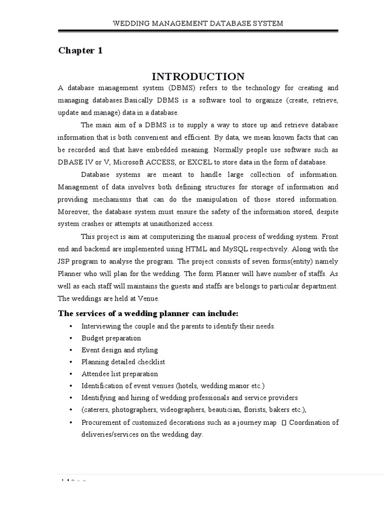 Project Report On DBMS Project | PDF | Databases | My Sql