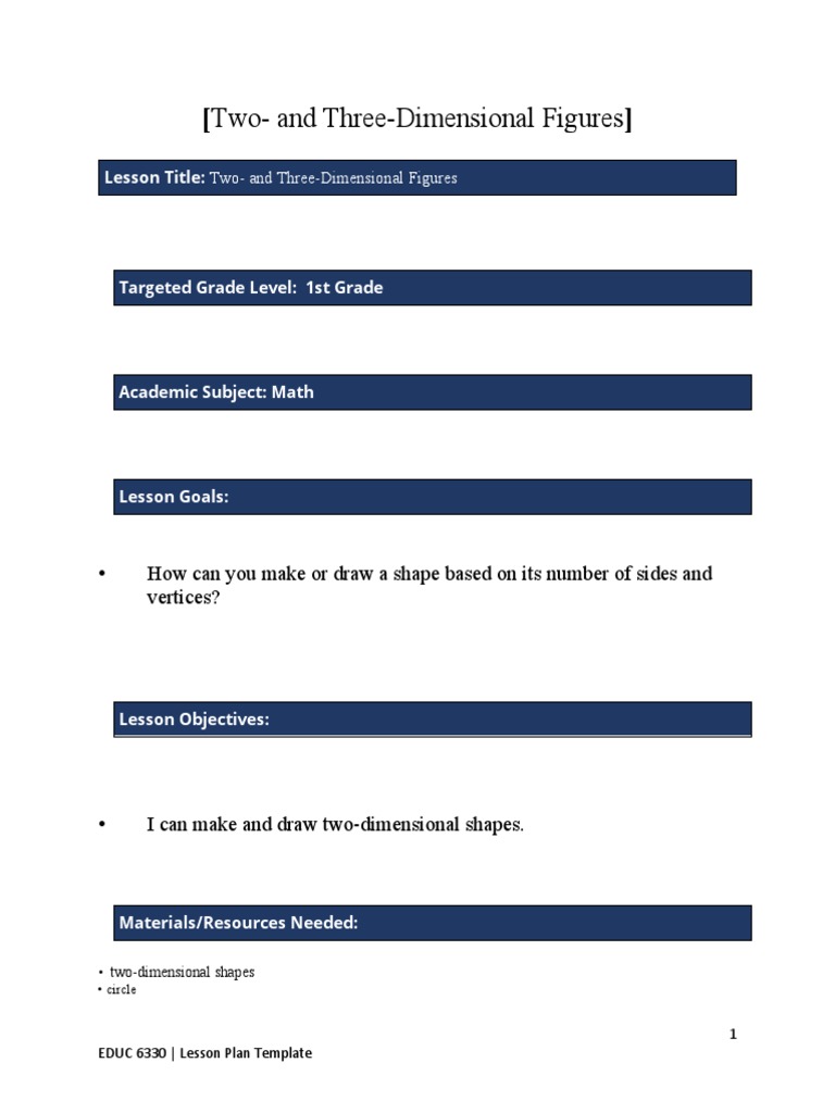 Bbrown Lesson Plan | PDF | Career & Growth | Art