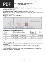 10th Science Practical Book | PDF | Chlorine | Melting Point