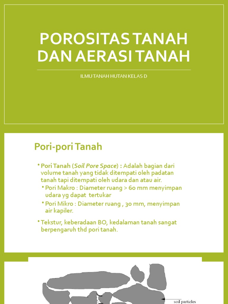 Porositas Tanah Dan Aerasi Tanah | PDF