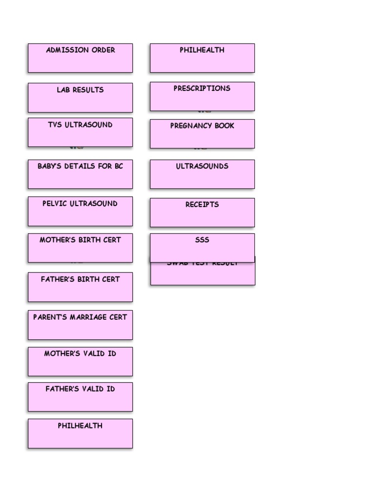 Hospital Admission and Birth Details | PDF