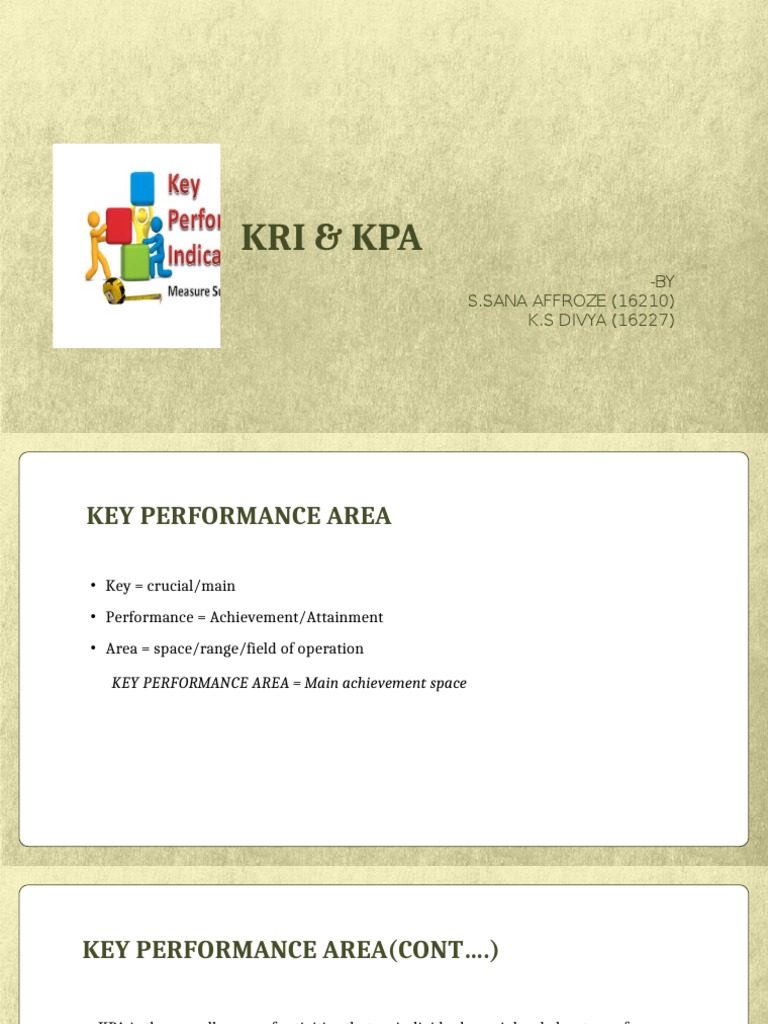 Kri Kpa | PDF | Performance Indicator | Turnover (Employment)