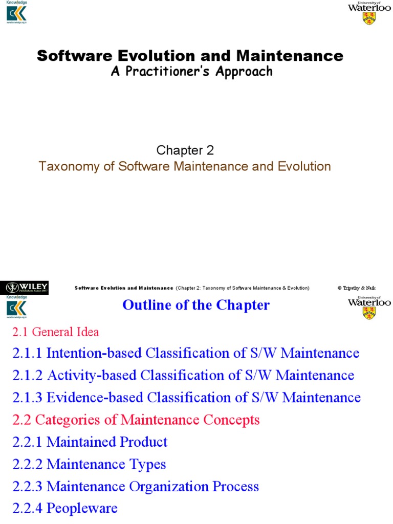 Software Evolution and Maintenance: A Practitioner's Approach | PDF | Service Level Agreement ...