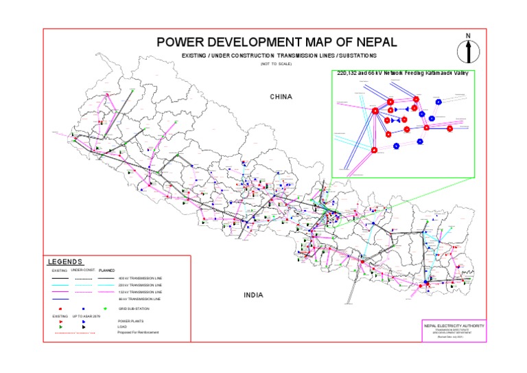 Nepal Power Development Map and Existing Transmission Lines | PDF ...