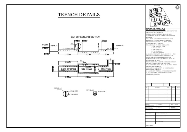 32 - STP Bar Screen and Oil Trap | PDF