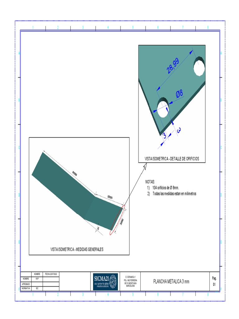 Plancha Metalica 3mm | PDF