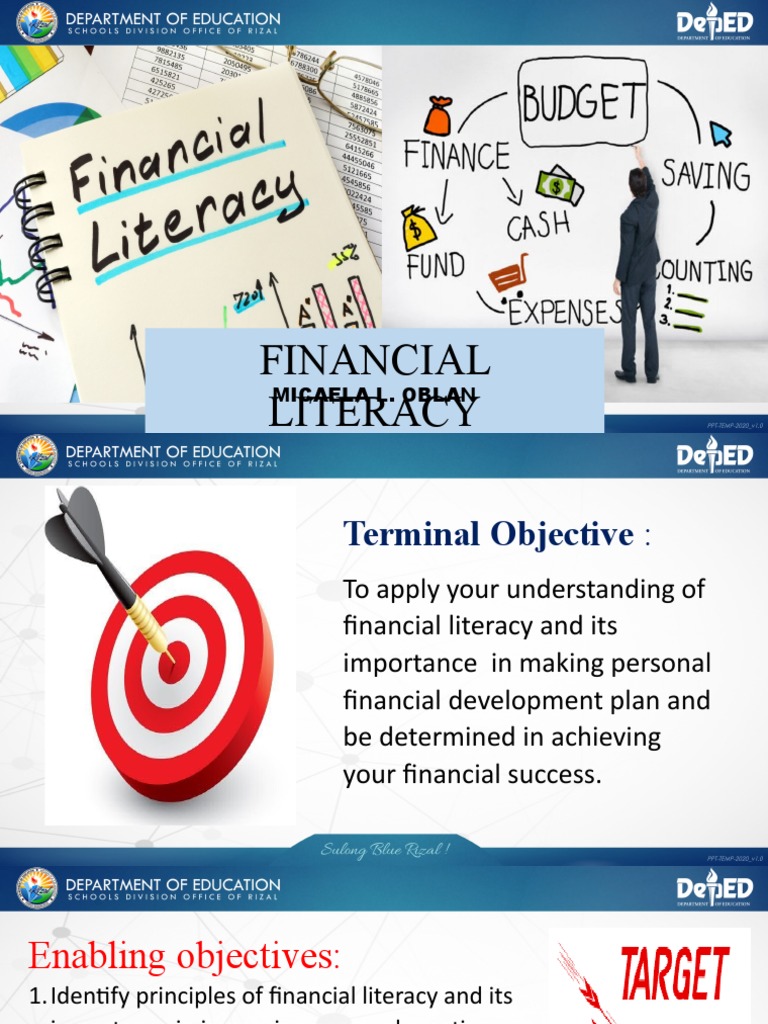 Financial Literacy: Micaela L. Oblan | PDF | Financial Literacy | Budget