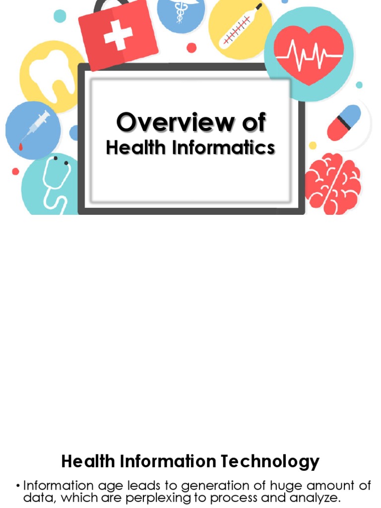 Lesson 4 Overview of Health Informatics Copy 1 | Download Free PDF ...