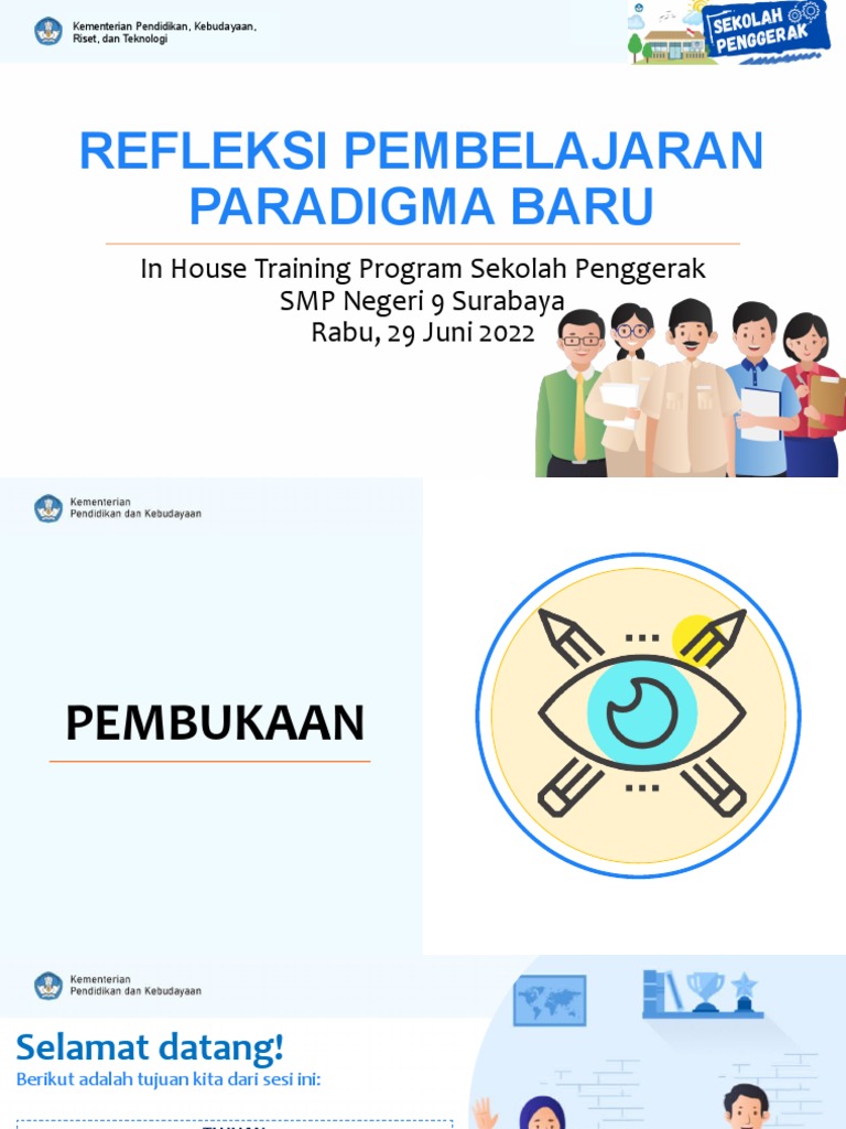 Modul Refleksi Pembelajaran Paradigma Baru PST | PDF
