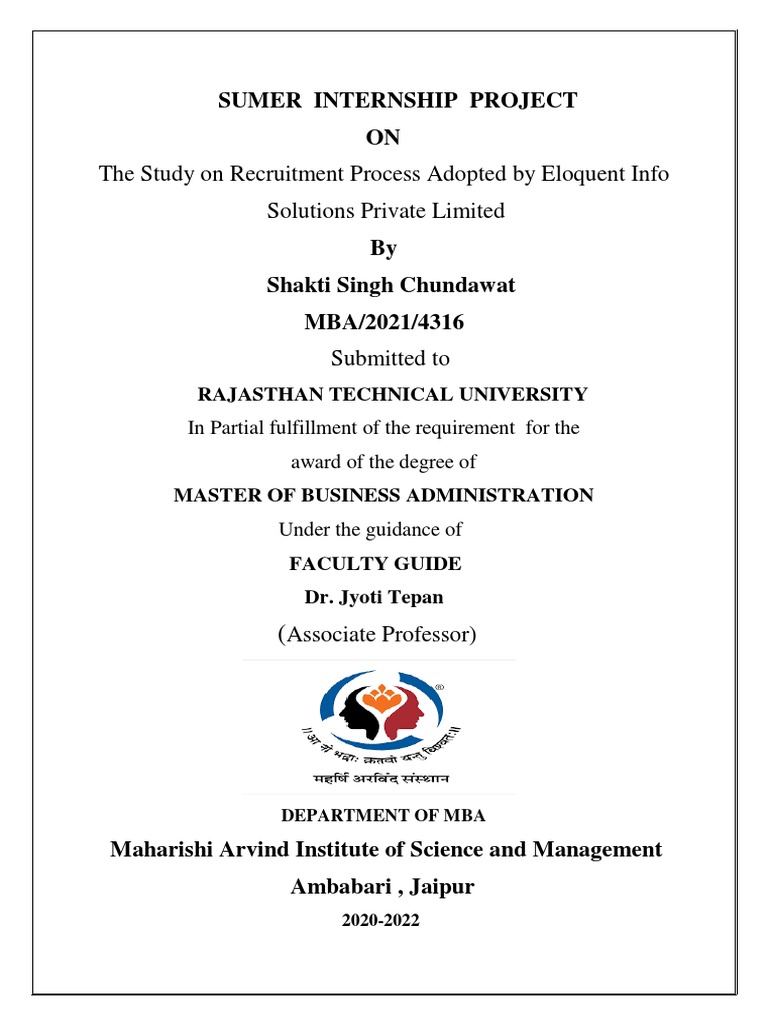 Internship File | PDF | Human Resources | Human Resource Management