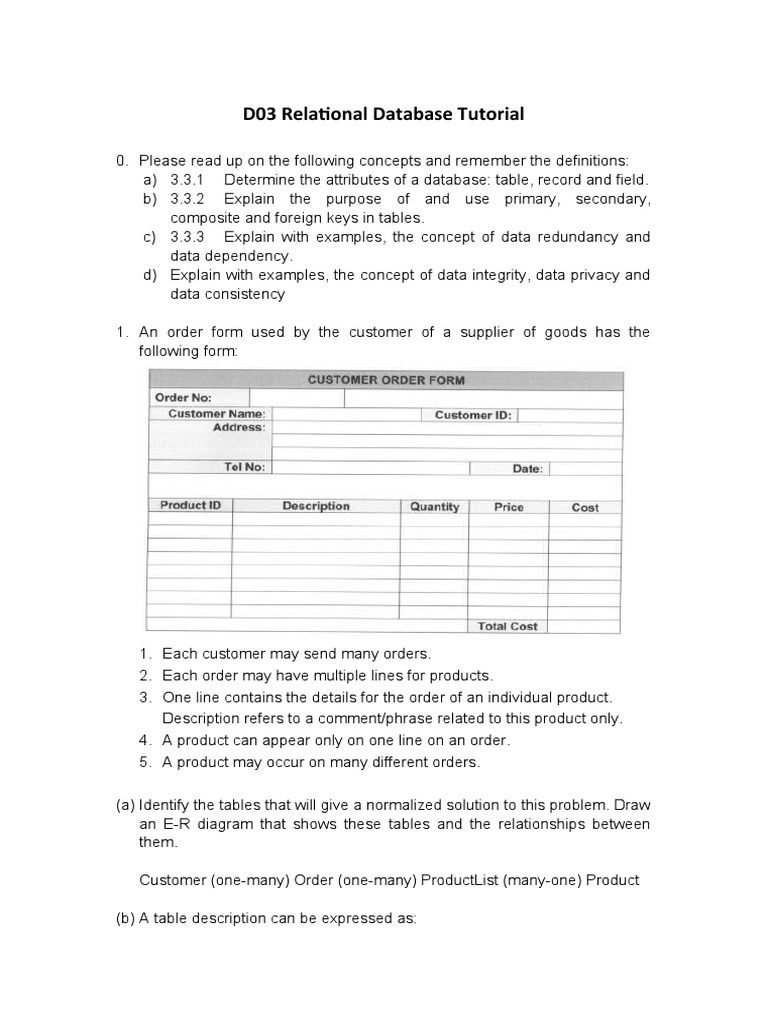 D03 Tutorial Updated | PDF | Relational Database | Computing