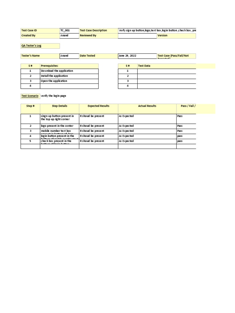 Test Case | PDF | Login | Information Age
