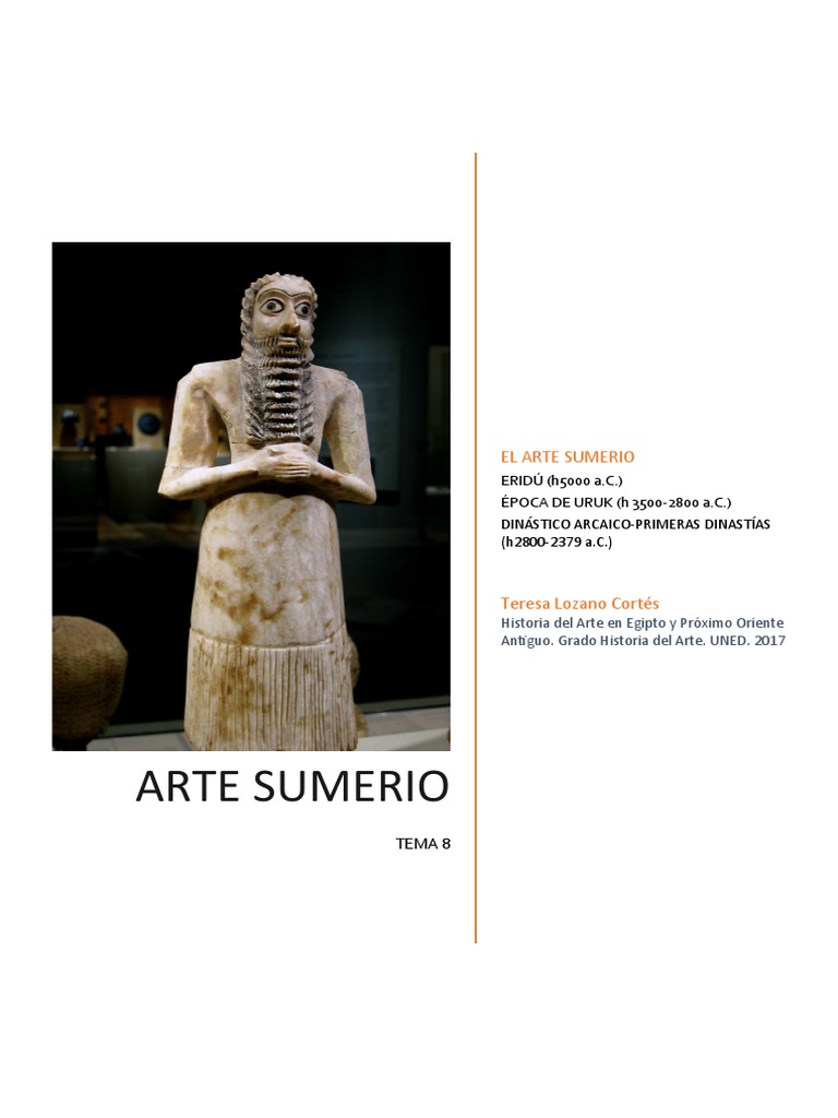 Escultura y arte sumerio antiguo | PDF | Sumeria | templo
