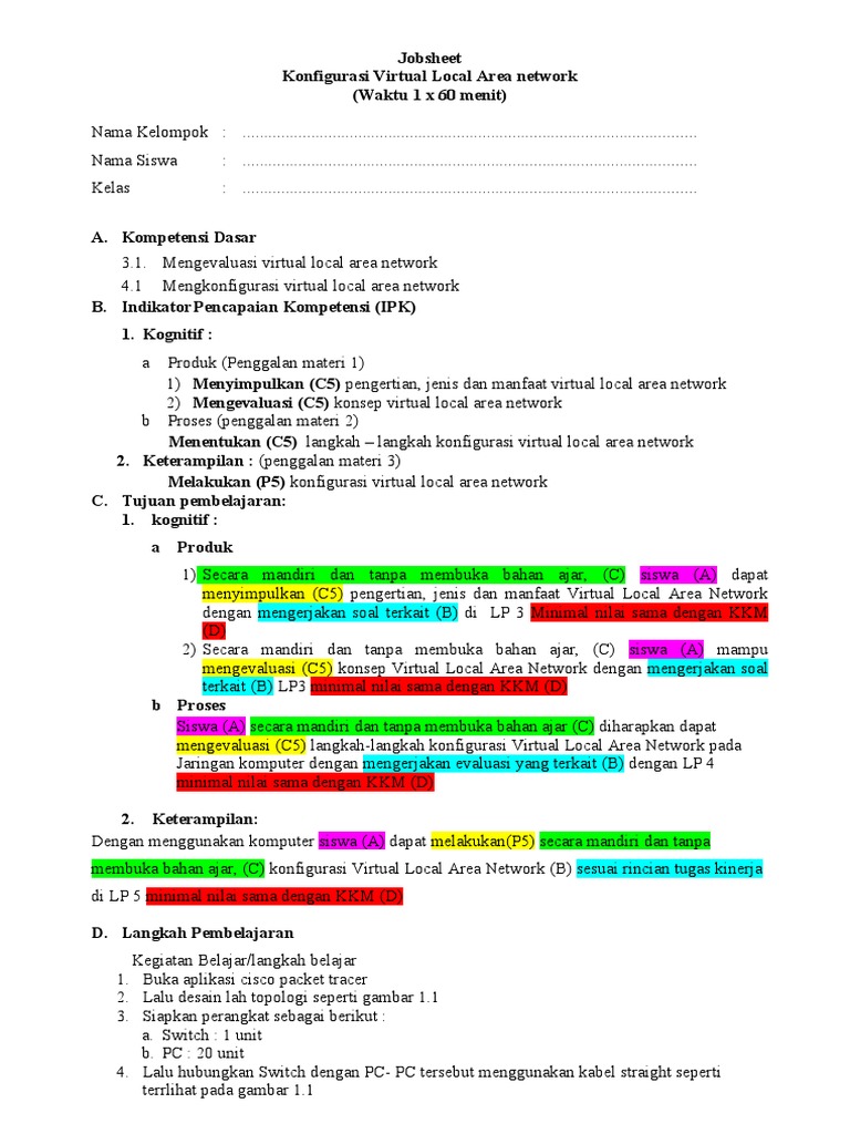 Jobsheet | PDF | Komputer
