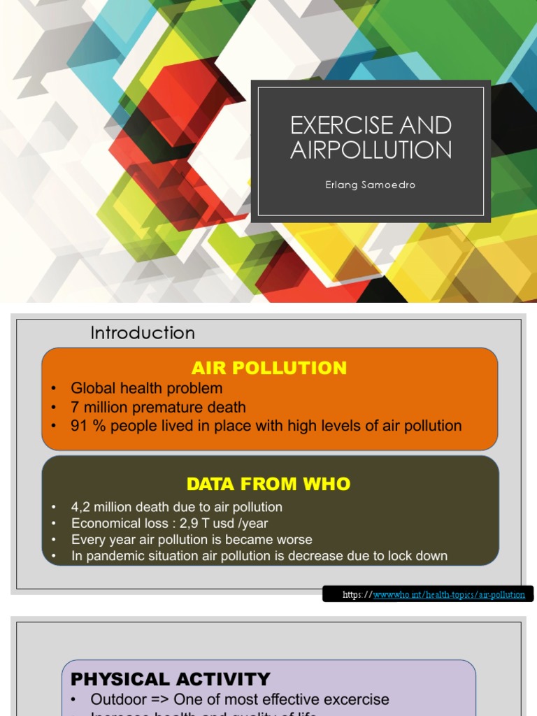 Exercise and Airpollution: Erlang Samoedro | PDF | Air Pollution ...