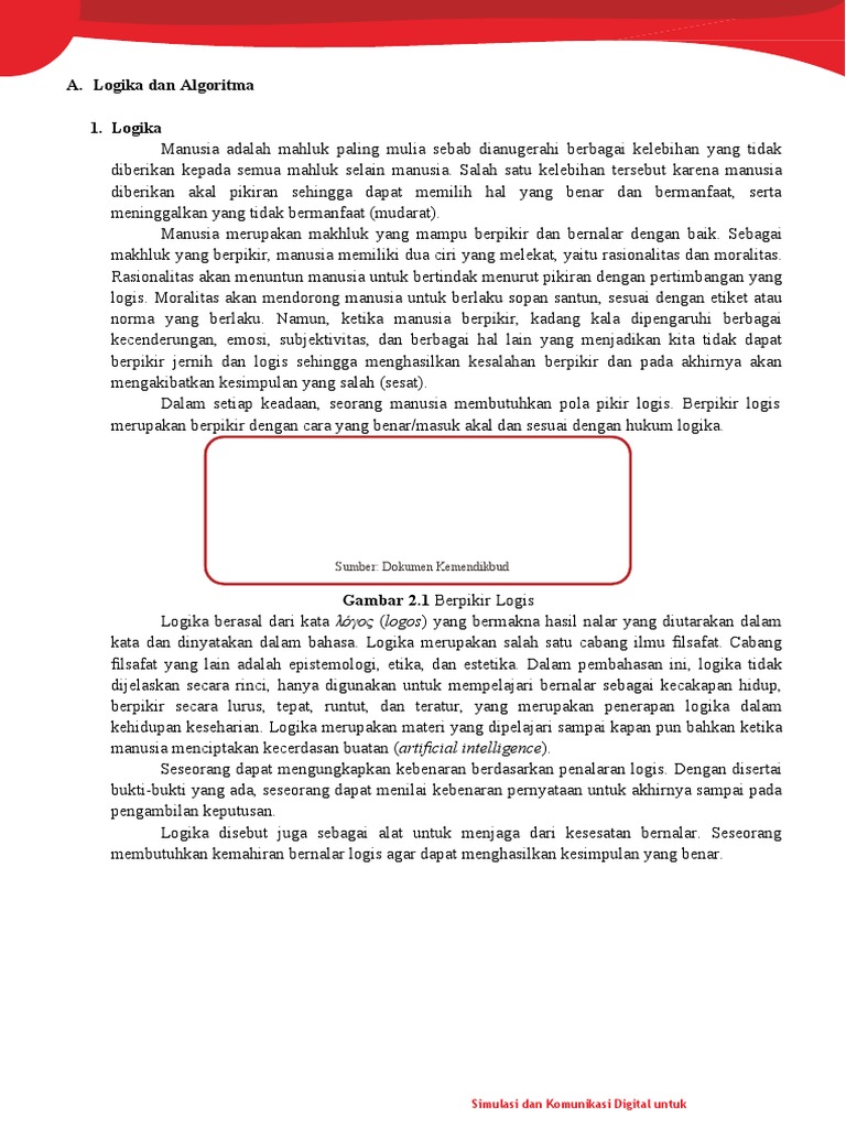 Simdig Logika Dan Algoritma | PDF