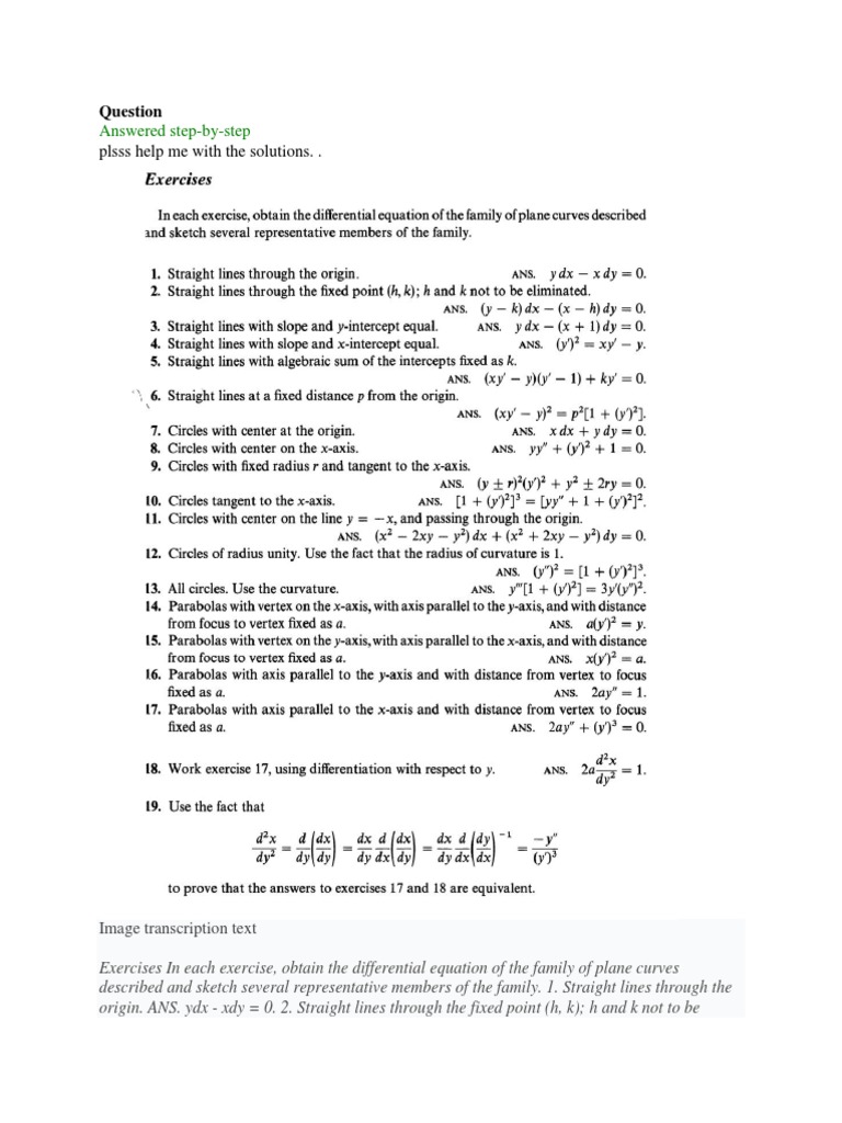 Plsss Help Me With The Solutions. .: Answered Step-By-Step | Download ...
