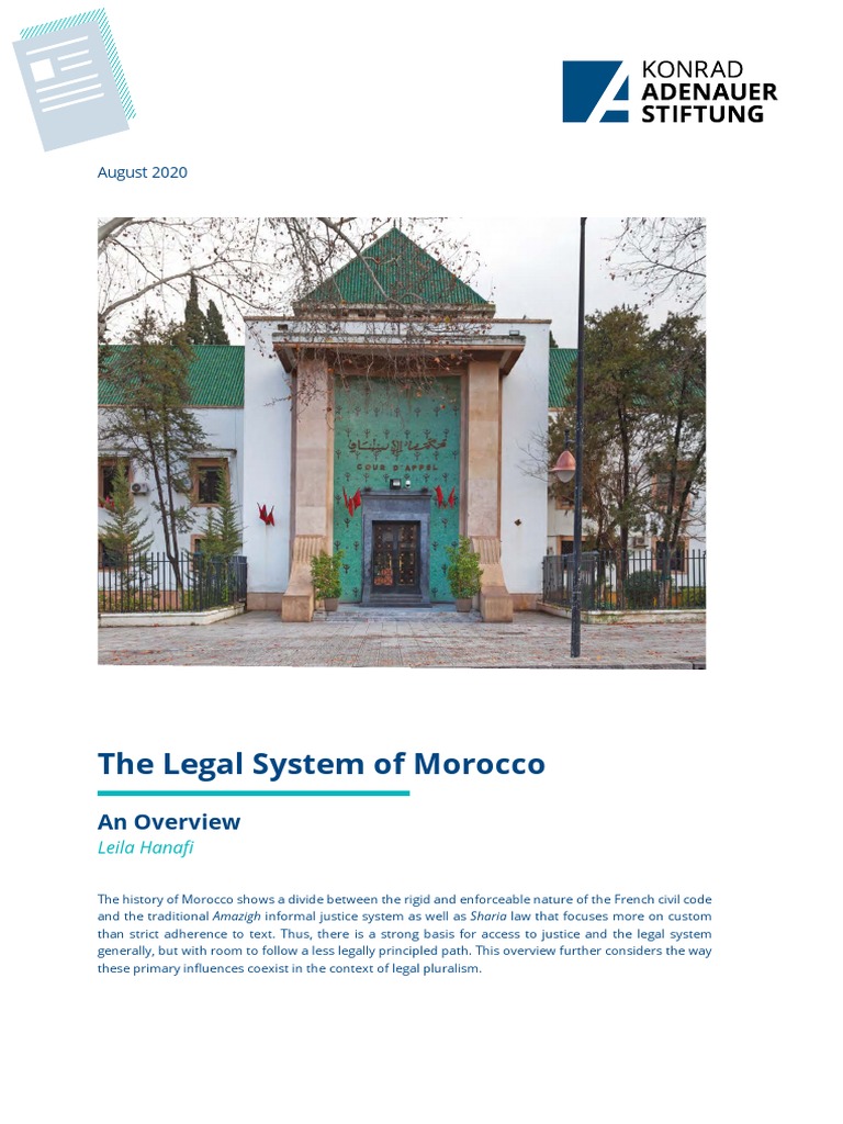 Legal System of Morocco | PDF | Sharia | Judiciaries