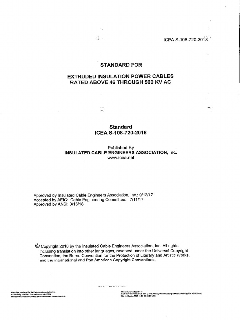 ICEA S-108-720 Appendix E | PDF