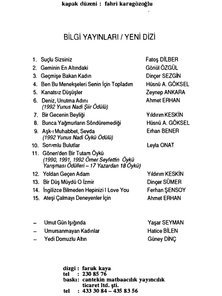 Ferhan Şensoy - İngilizce Bilmeden Hepinizi I Love You (Sürüklenen) 4 | PDF