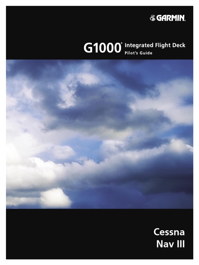 Poh G1000 | PDF | Aviation | Equipment