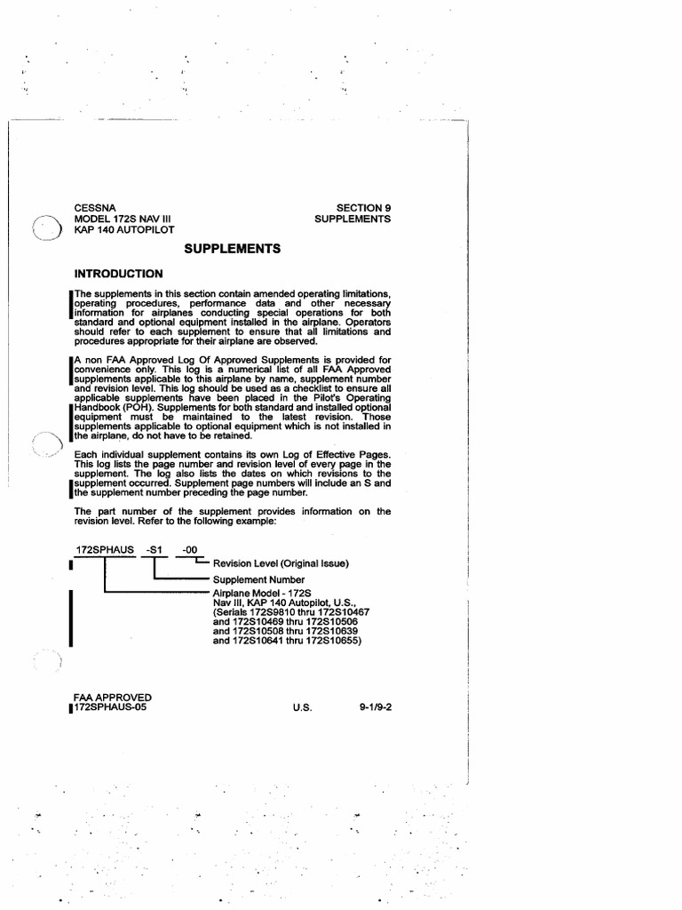 POH Rev 05 Section 9 | PDF
