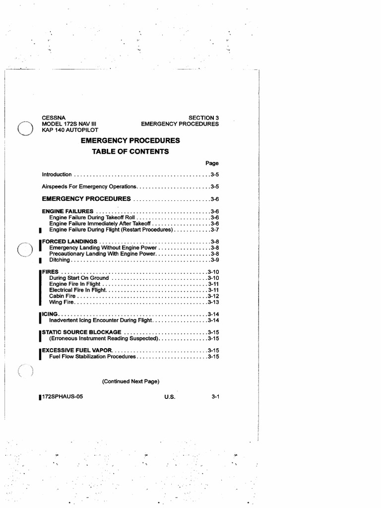 POH Rev 05 Section 3 | PDF