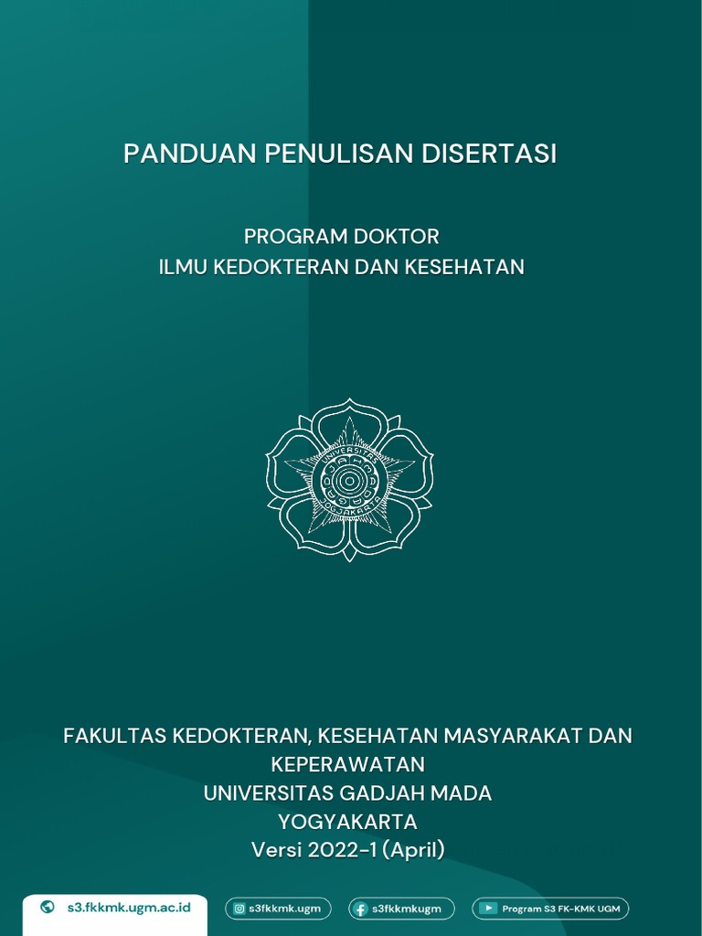 Panduan Penulisan Disertasi S3 | PDF