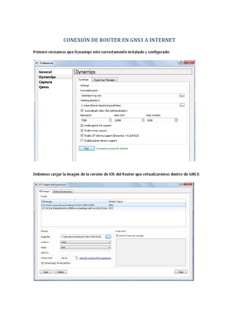 Router en Gns3 A Internet | PDF