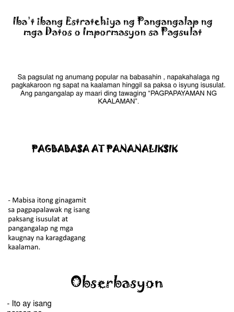 Estratehiya | PDF