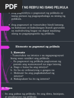 Rebyu NG Pelikula | PDF
