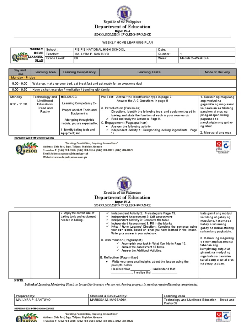 Module 2 WHLP WEEK 3-4 - BPP | PDF | Cognitive Science | Behavior Modification