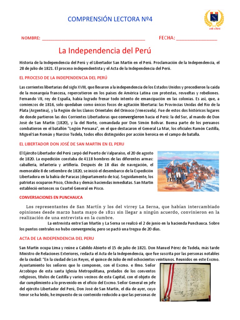 001imprimir Lectura | PDF | Perú | América del Sur