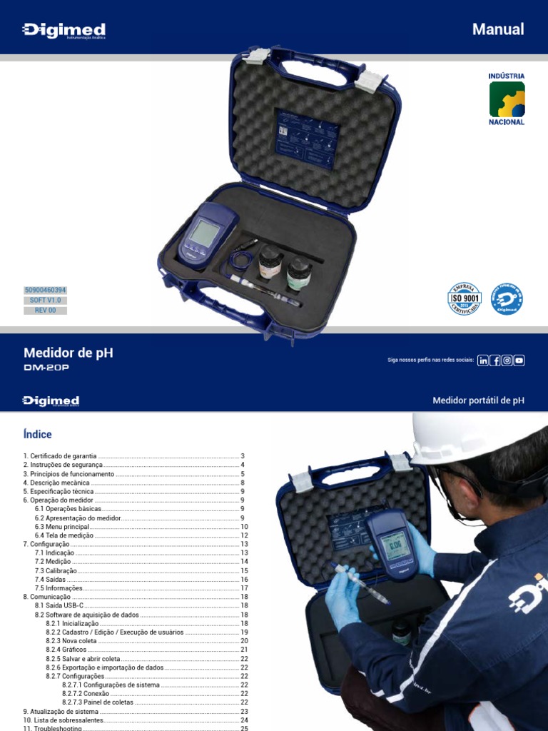 Manual - DM-20P - 50900460394 - REV 00 | PDF | Ph | Ácido